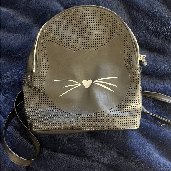 Other | Little Mini Backpack With Cat Face For Little Girl | Poshmark